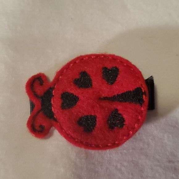 Yogi & Cecil's Boutique | Accessories | New Ladybug Felt Hair Clippy | Poshmark